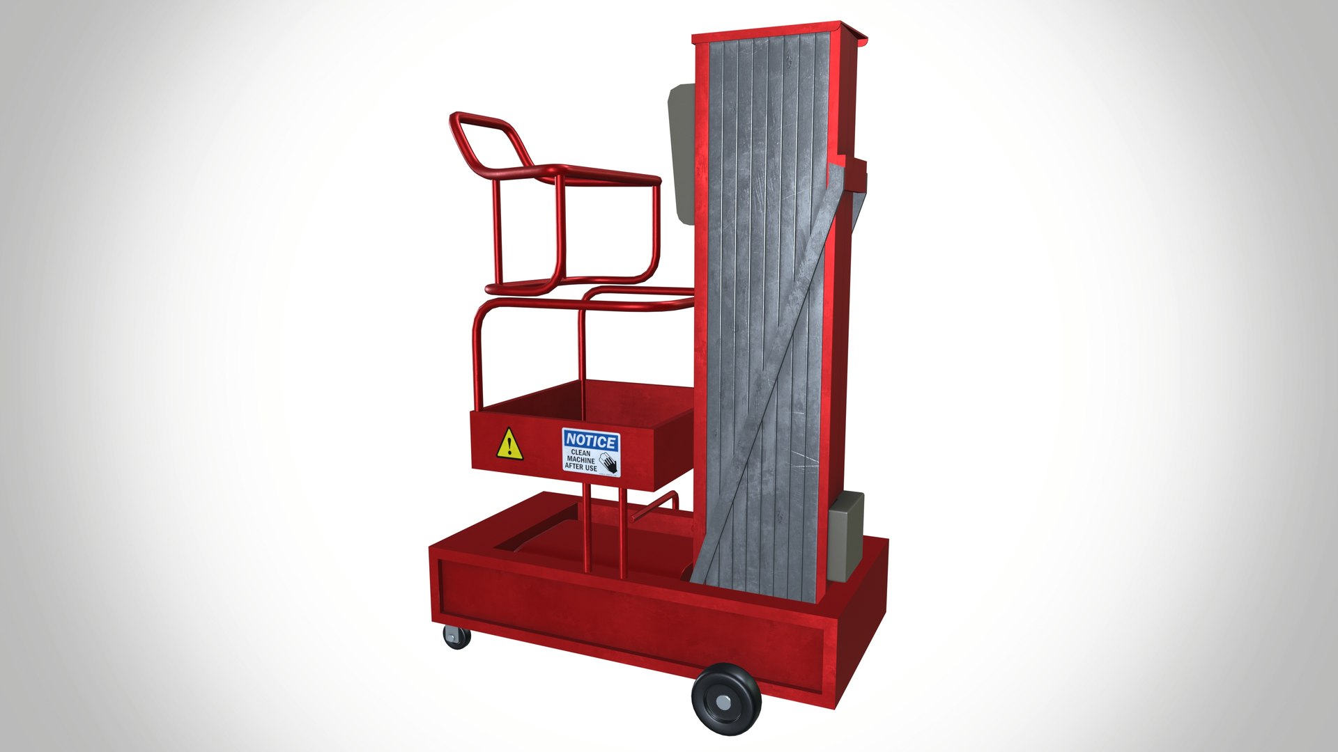 3D Cleaner Machine Model - TurboSquid 2260292