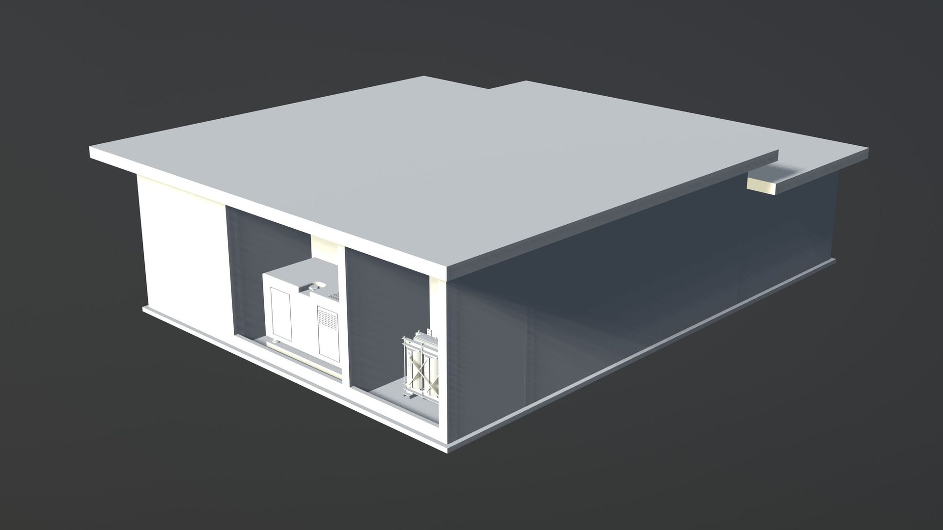 Industrial Building - Transformer Room 3D Model - TurboSquid 2051034