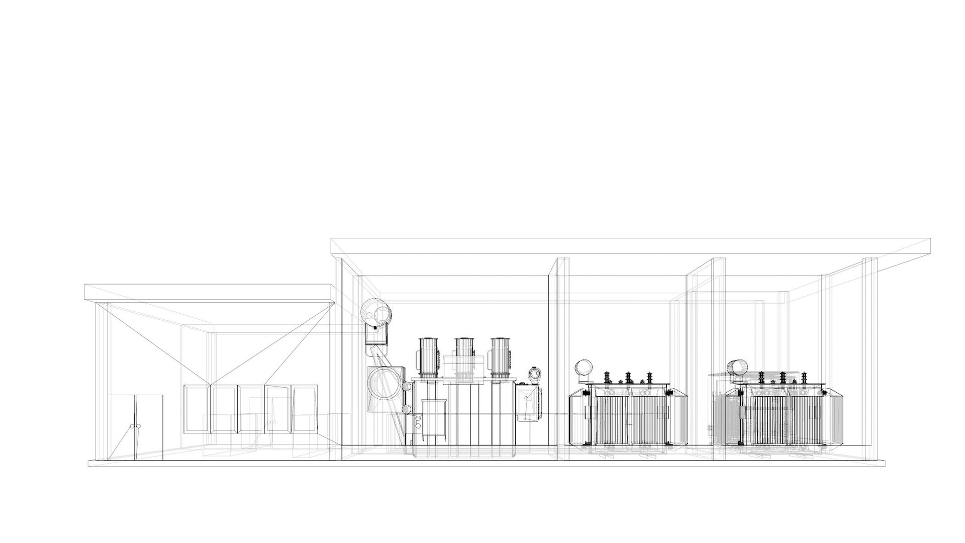Industrial Building - Transformer Room 3D Model - TurboSquid 2051034