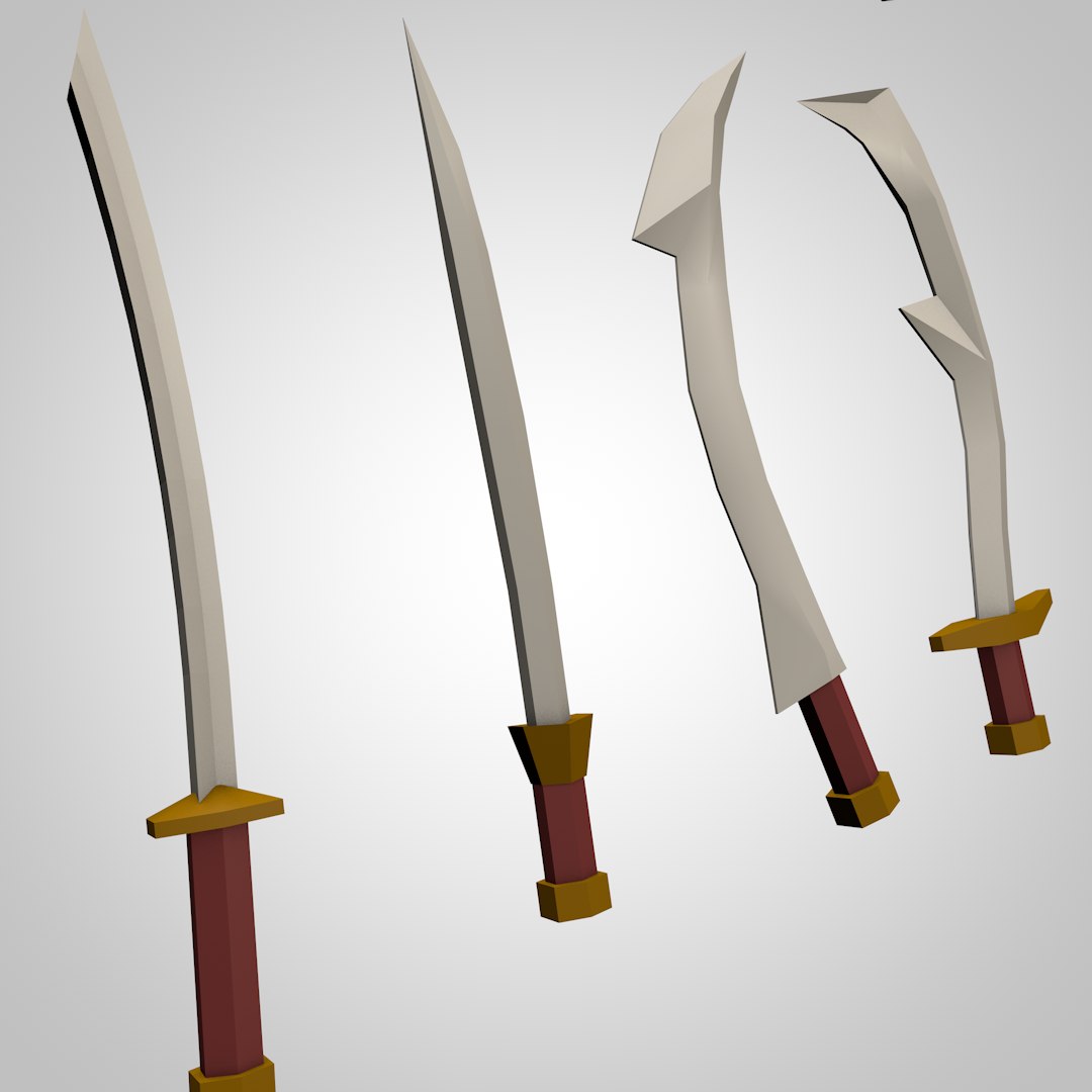 Swords 3D Model - TurboSquid 1566219