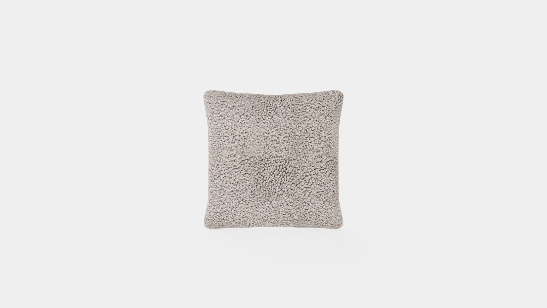Cushion Cover In Faux Fur Light Grey 3D - TurboSquid 2246817