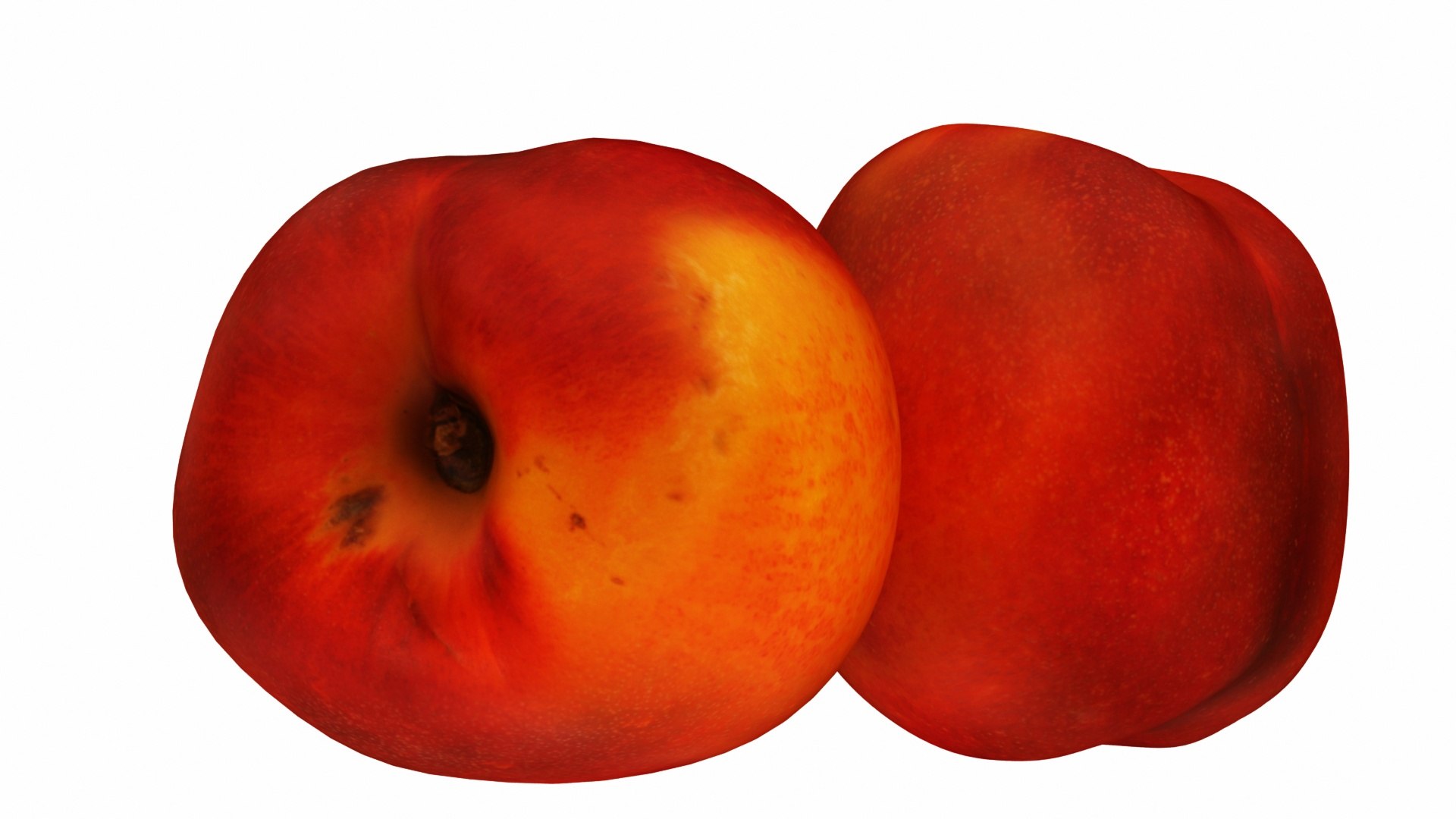 3D Realistic Peachs Model - TurboSquid 1544052