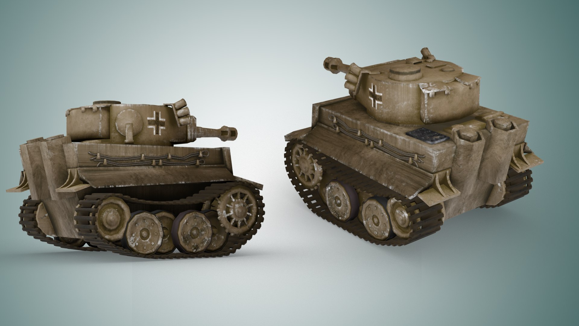 Mini Tanks 3D Model - TurboSquid 2305713