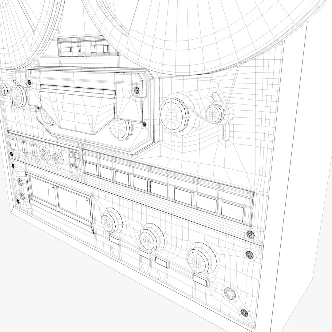 3D Model Tape Recorder - TurboSquid 1533932
