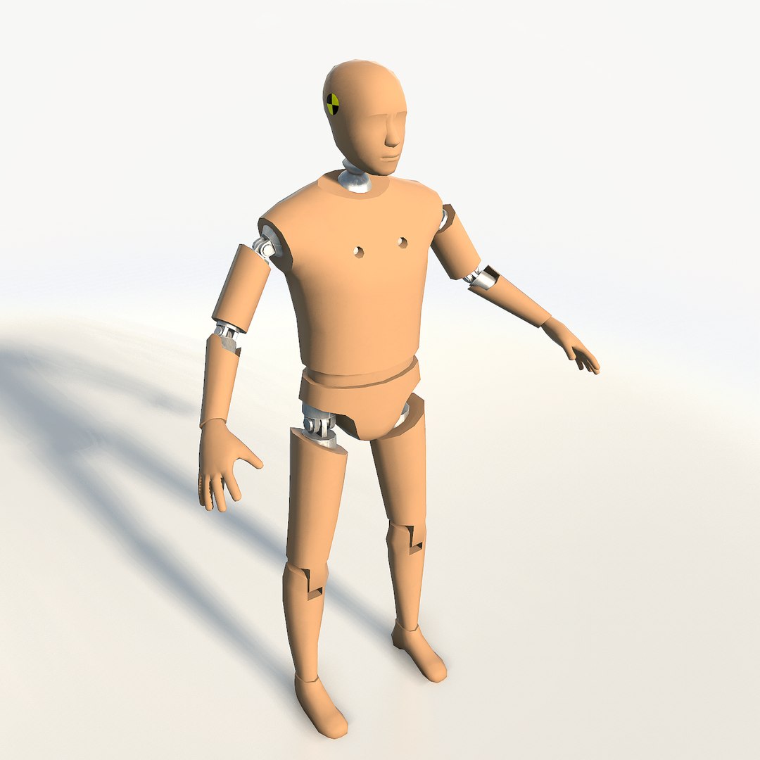 Crash Test Dummy 3d Model