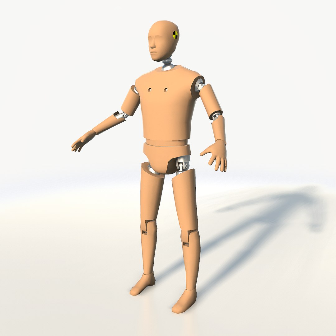 Crash Test Dummy 3d Model