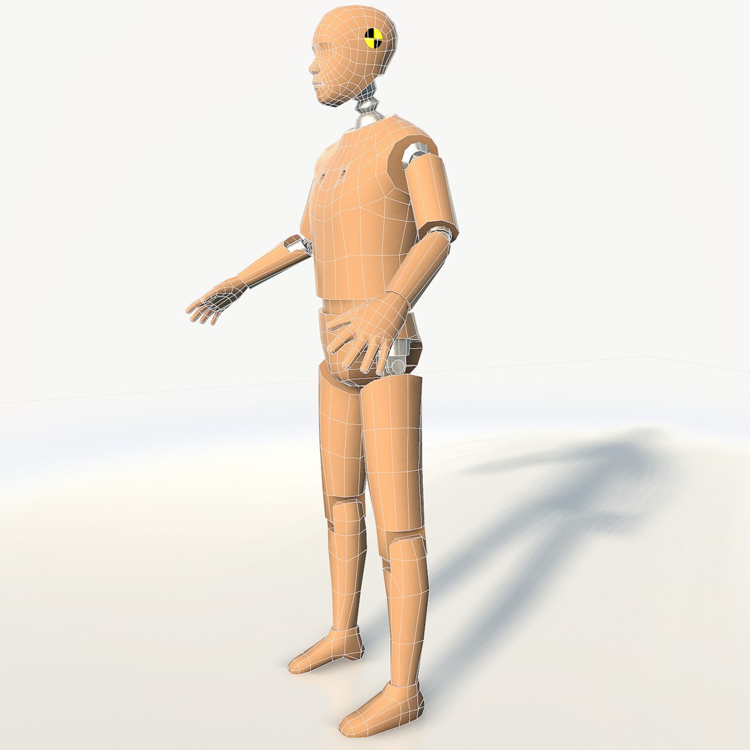 Crash Test Dummy 3d Model
