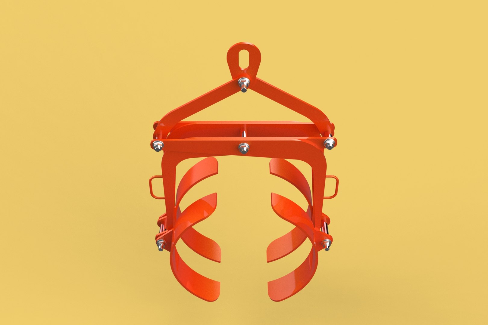 3D HORIZONTAL DRUM LIFTER TONGS SCISSOR GRIPPER LIFTING CLAMP GRAB ...