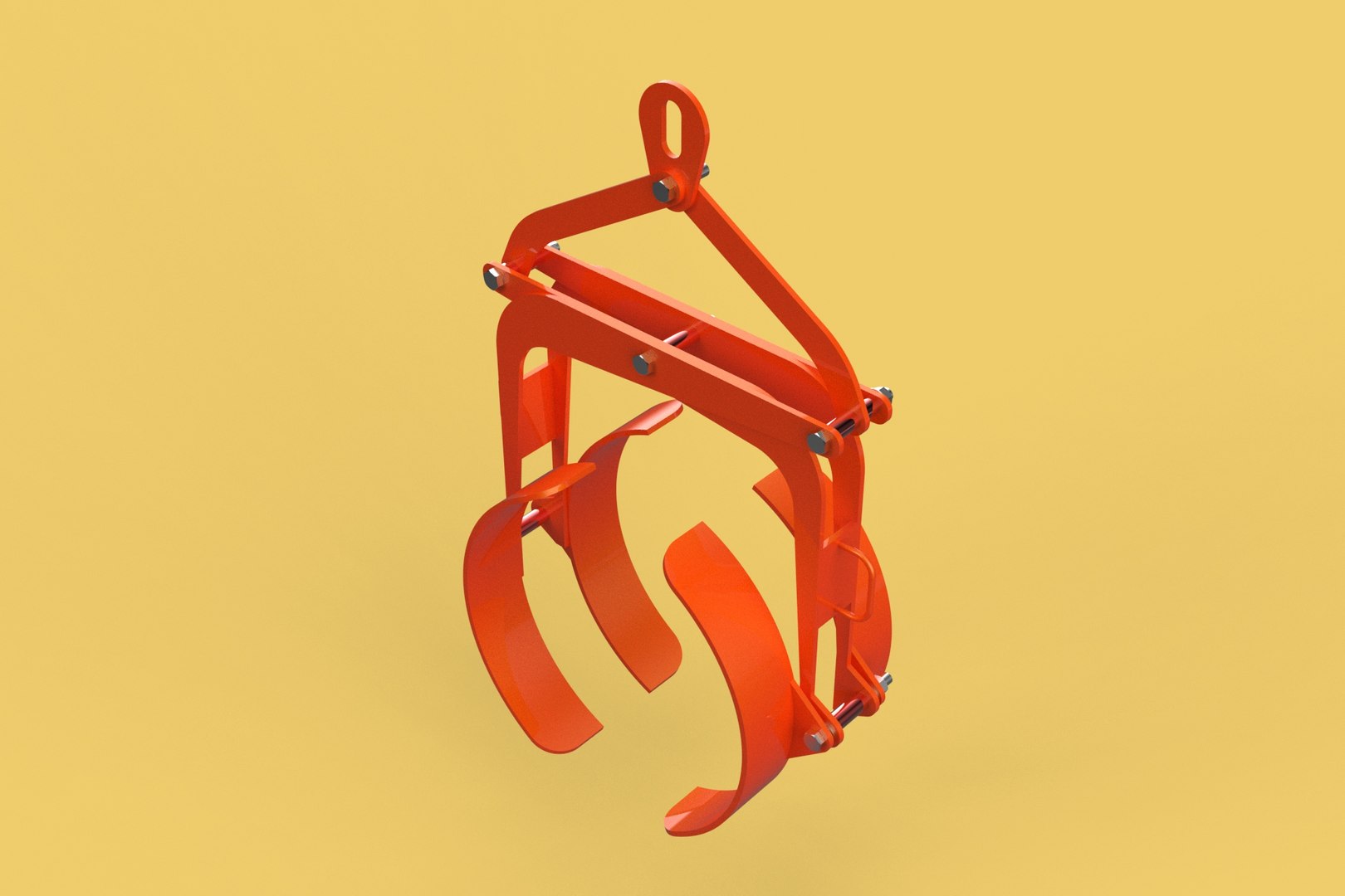 3D HORIZONTAL DRUM LIFTER TONGS SCISSOR GRIPPER LIFTING CLAMP GRAB ...