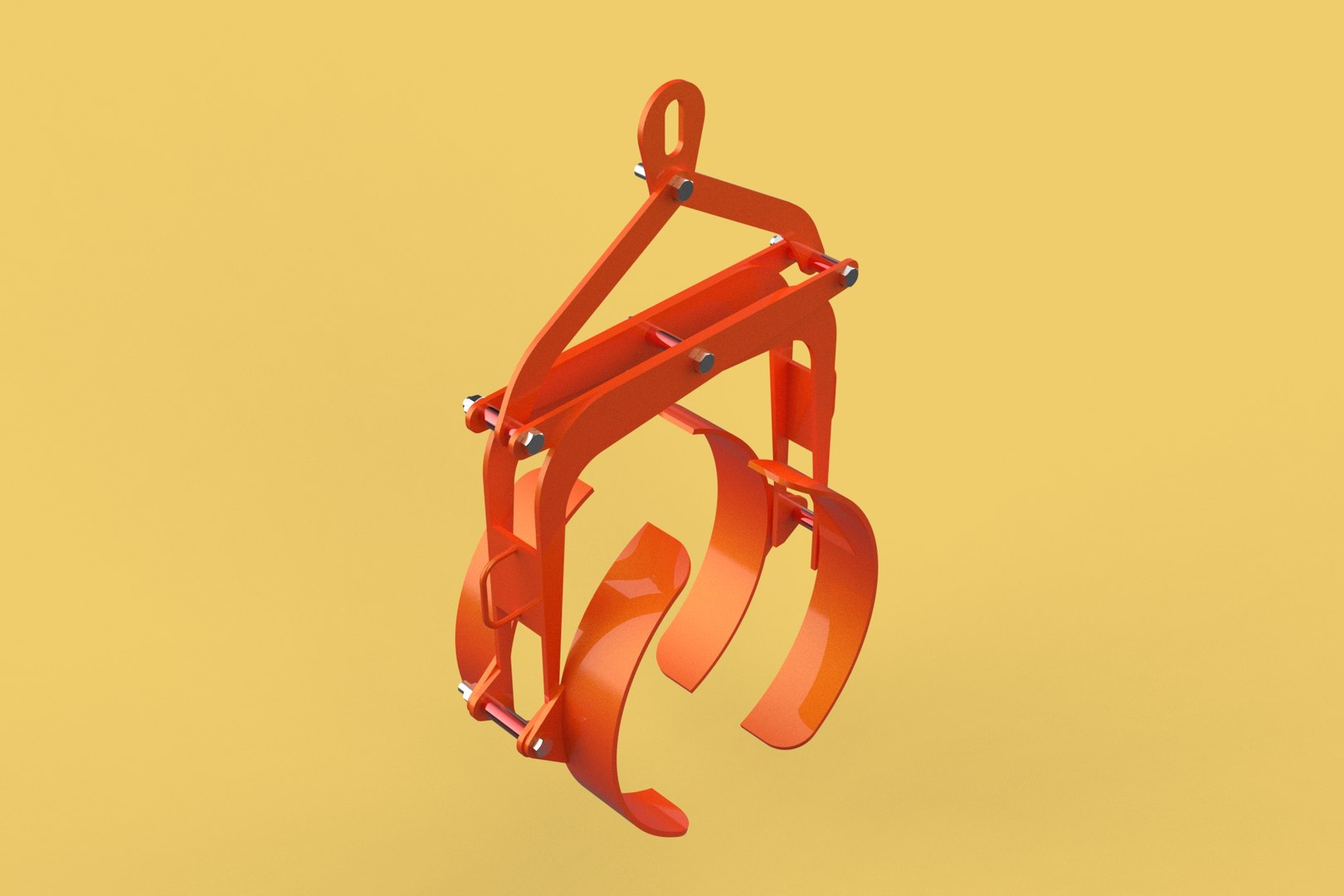 3D HORIZONTAL DRUM LIFTER TONGS SCISSOR GRIPPER LIFTING CLAMP GRAB ...