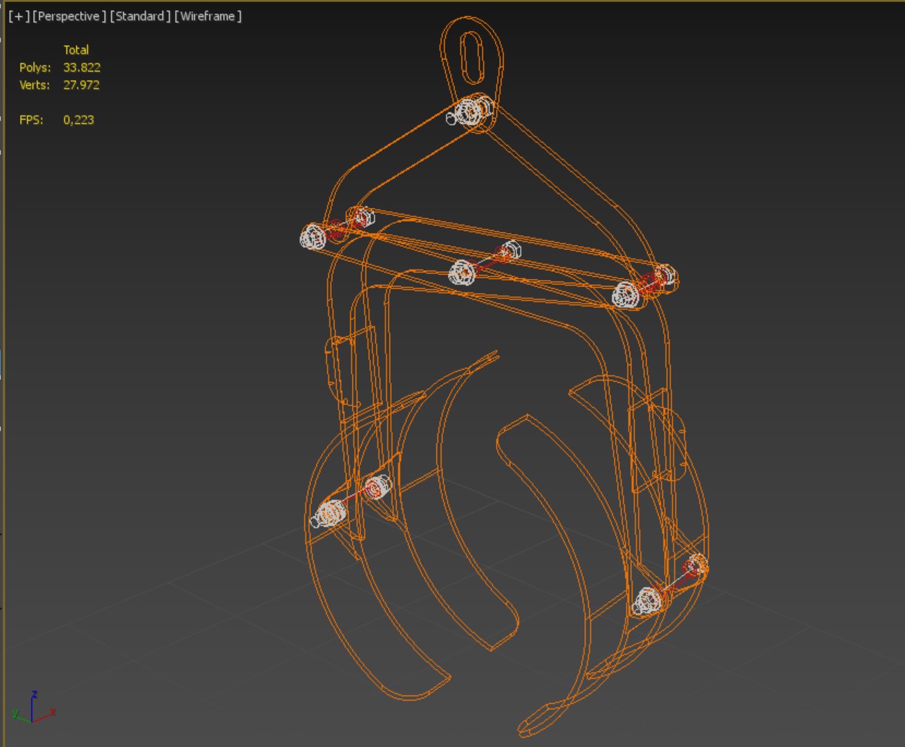3D HORIZONTAL DRUM LIFTER TONGS SCISSOR GRIPPER LIFTING CLAMP GRAB Model - TurboSquid 2392692
