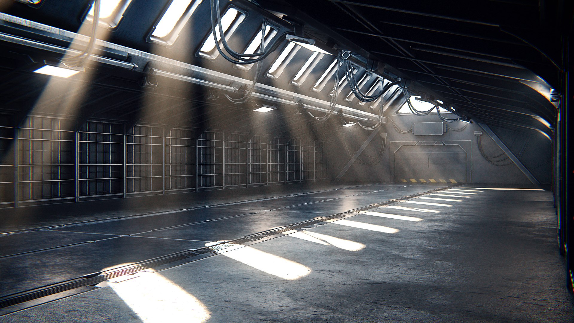 Hangar 08 PBR 3D Model - TurboSquid 2519497