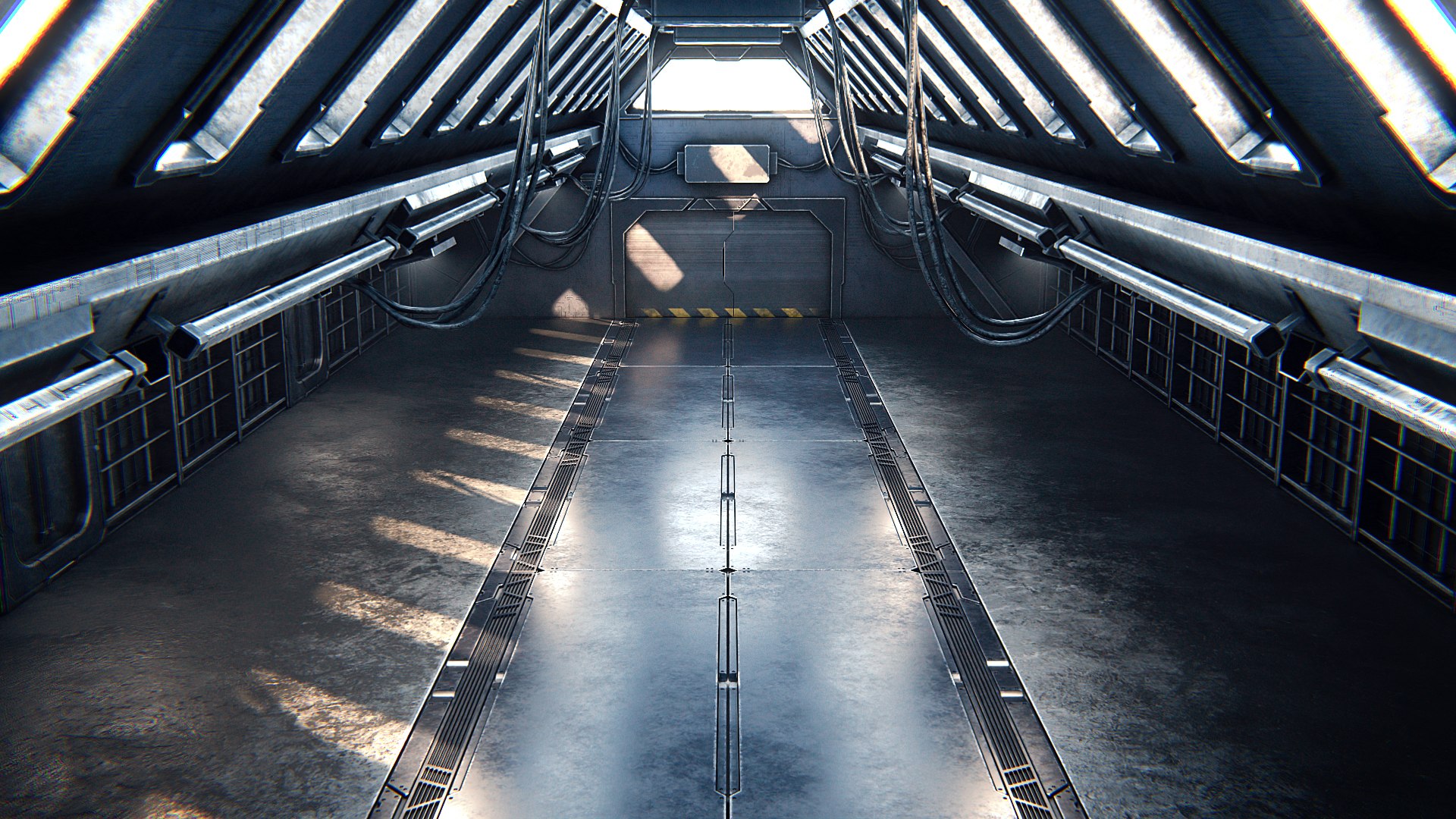 Hangar 08 PBR 3D Model - TurboSquid 2519497