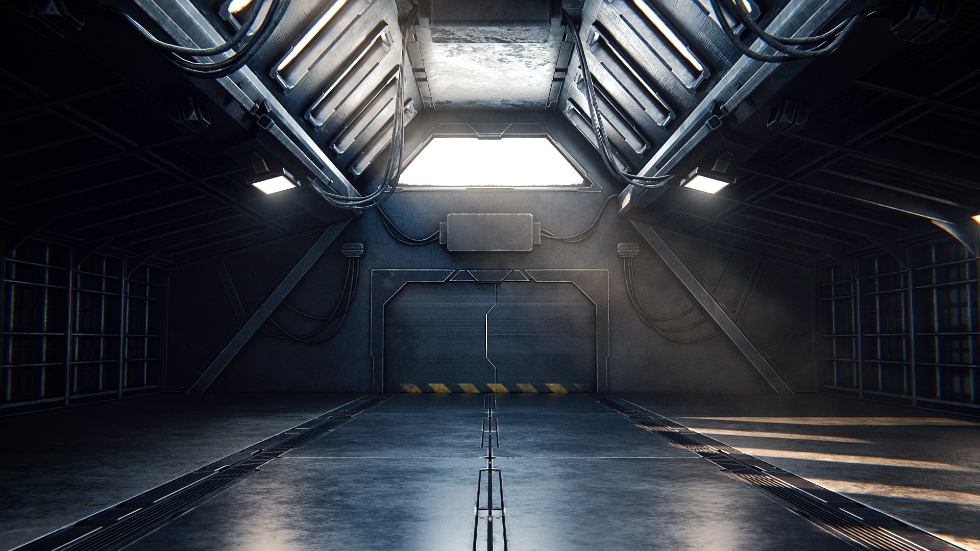 Hangar 08 PBR 3D Model - TurboSquid 2519497