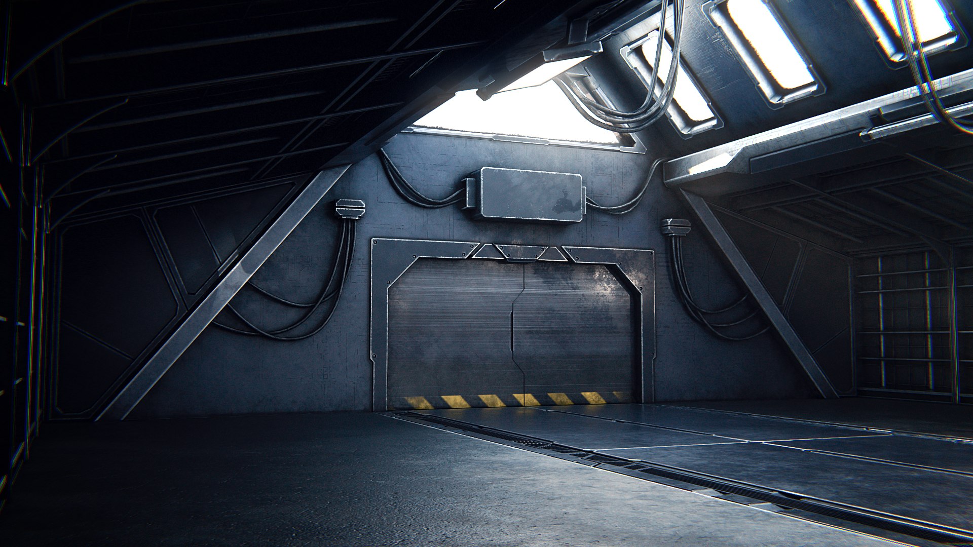 Hangar 08 PBR 3D Model - TurboSquid 2519497