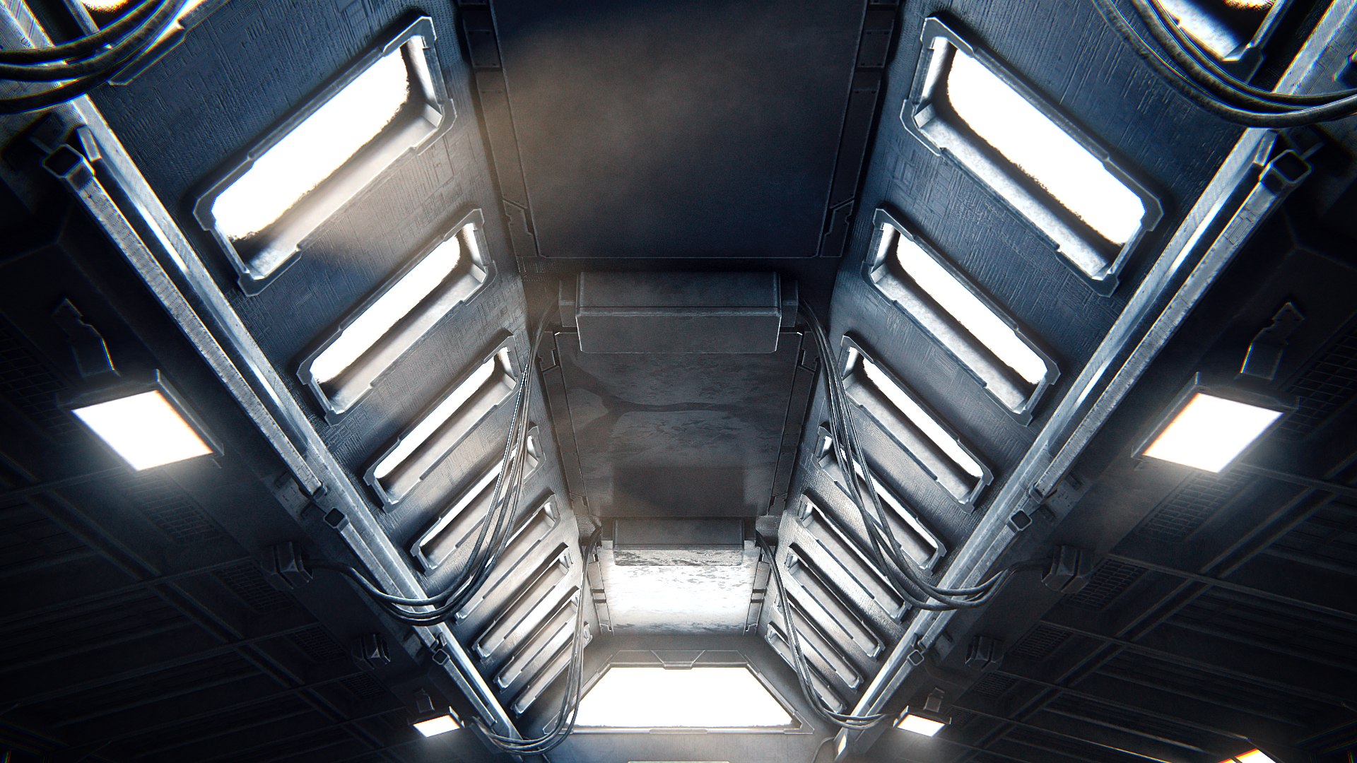 Hangar 08 PBR 3D Model - TurboSquid 2519497