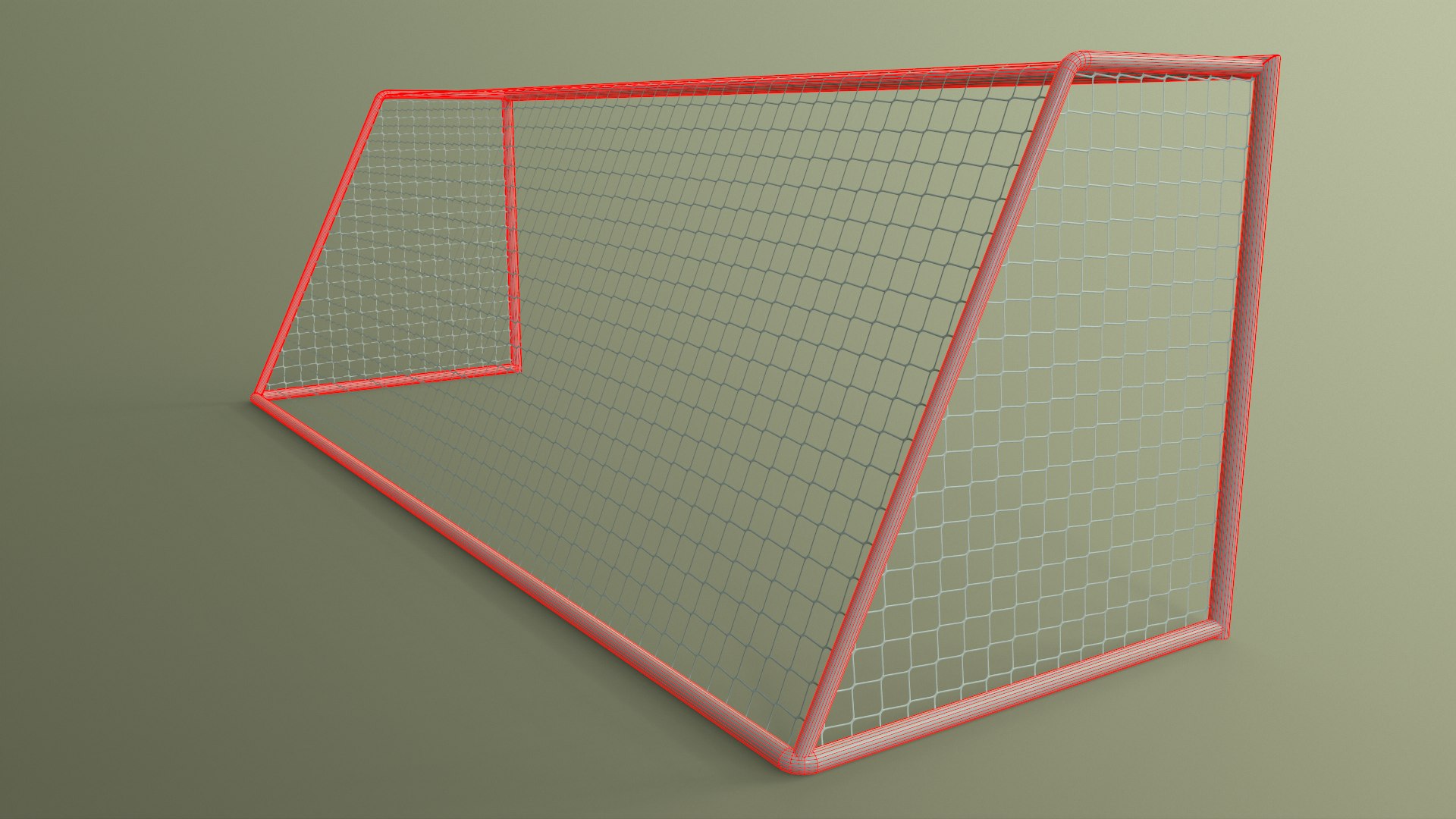 3D PBR Soccer Football Goal Post D - TurboSquid 1915088