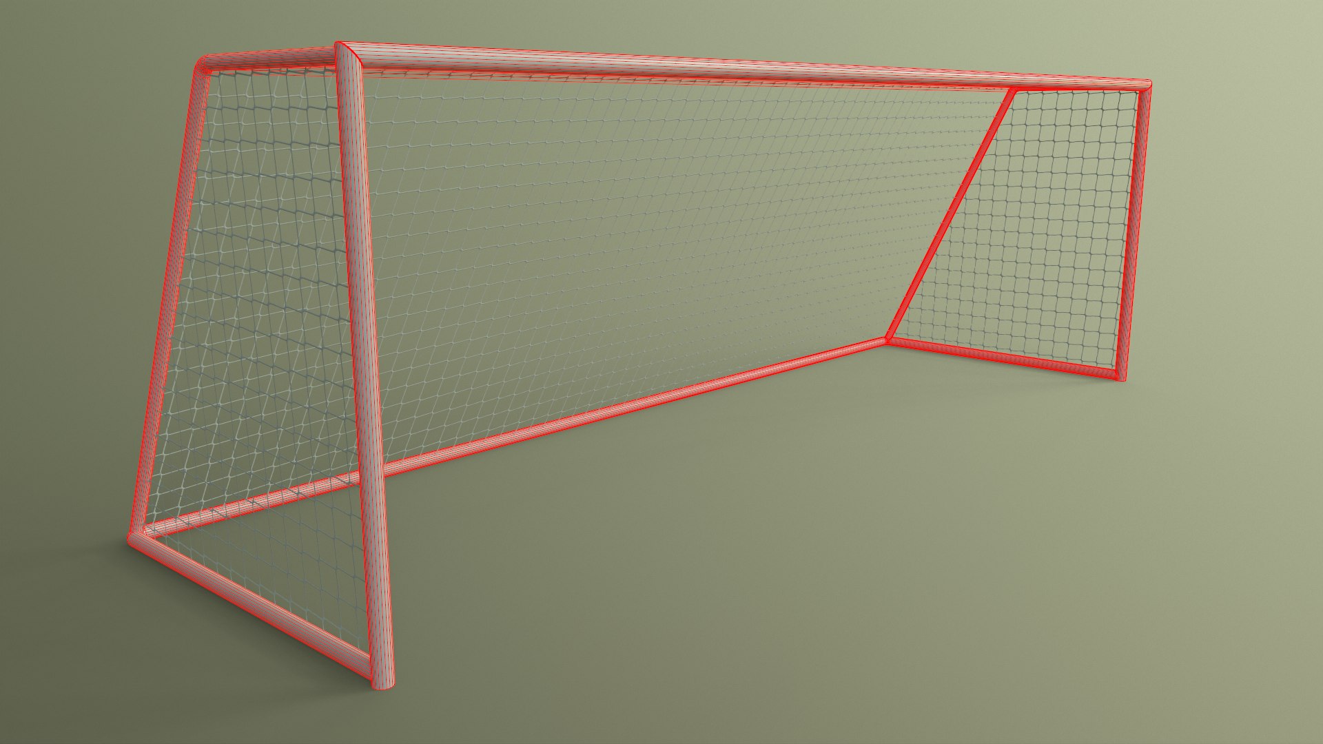 3D PBR Soccer Football Goal Post D - TurboSquid 1915088