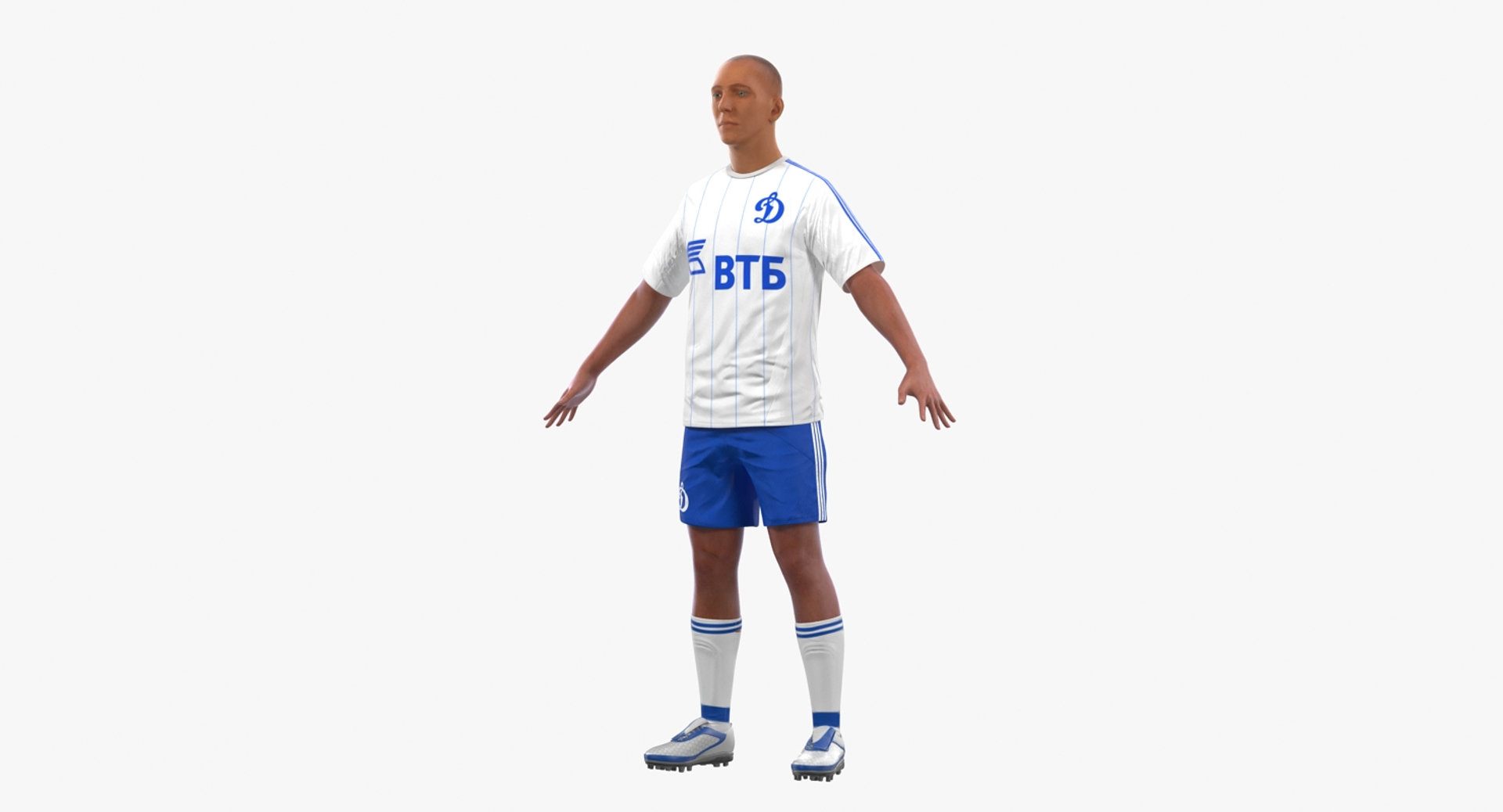 Soccer Football Player Dynamo 3D Model - TurboSquid 1304945