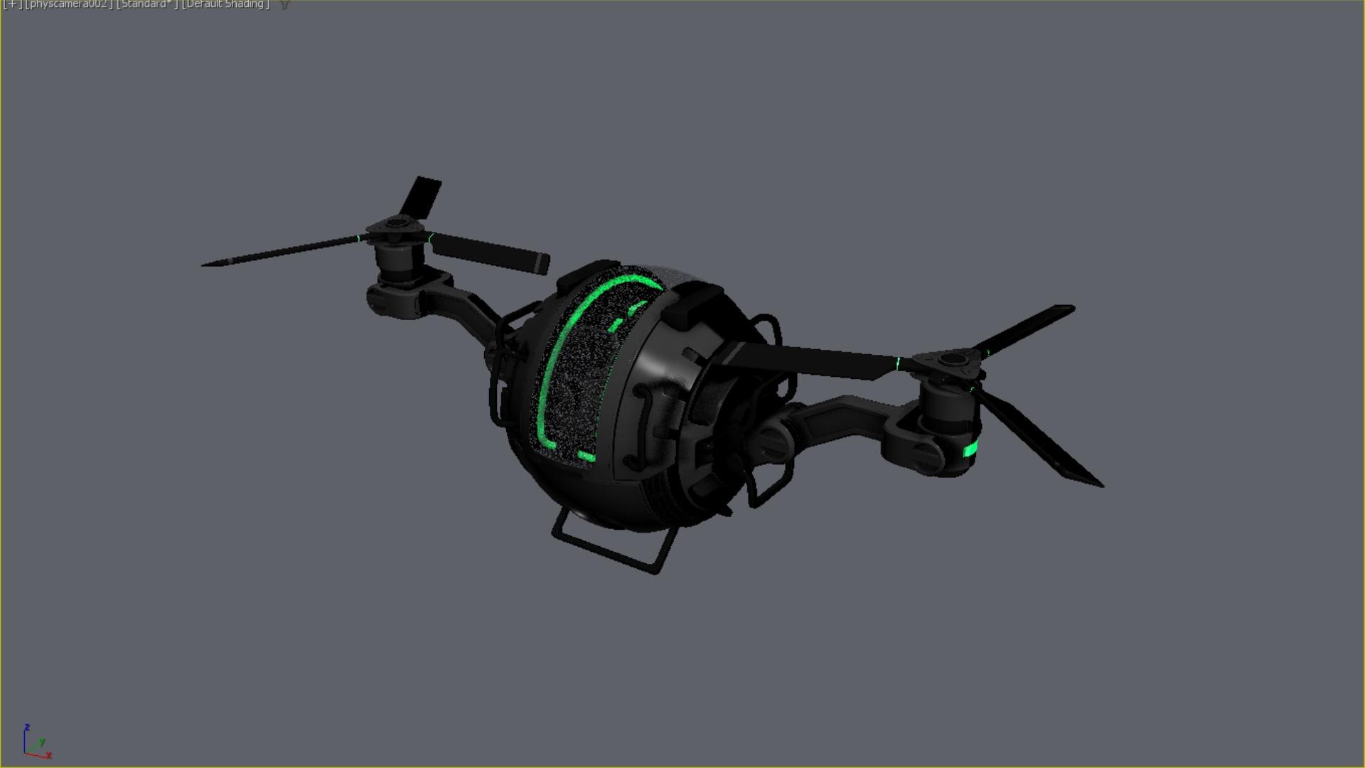 Futuristic Autonomous Cargo Drone Unity Hdrp 3D Model - TurboSquid 2209940