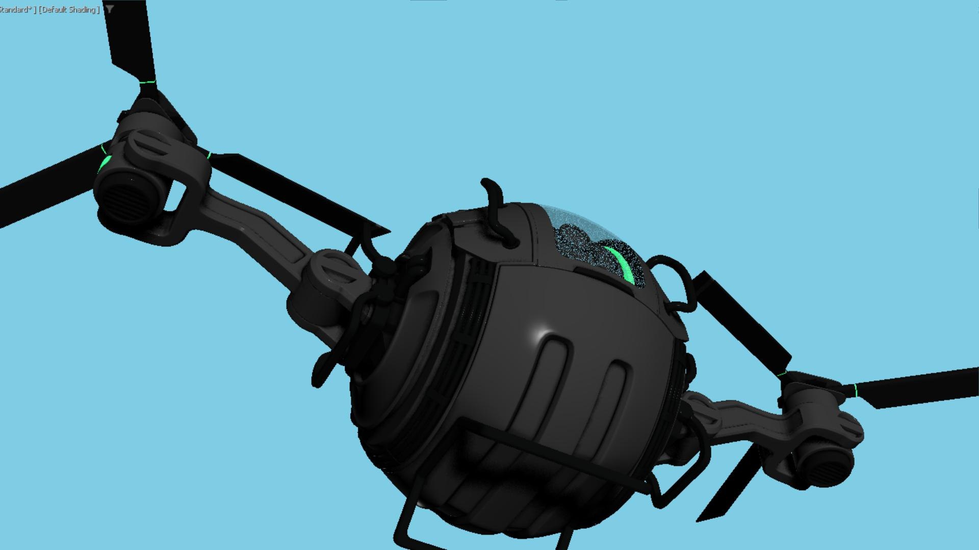 Futuristic Autonomous Cargo Drone Unity Hdrp 3D Model - TurboSquid 2209940