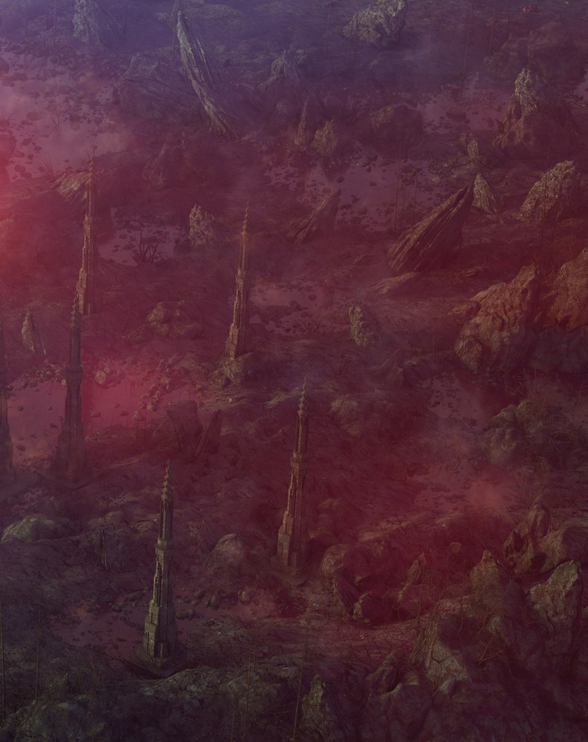 3D Sword Temple Environment Model - TurboSquid 2215459