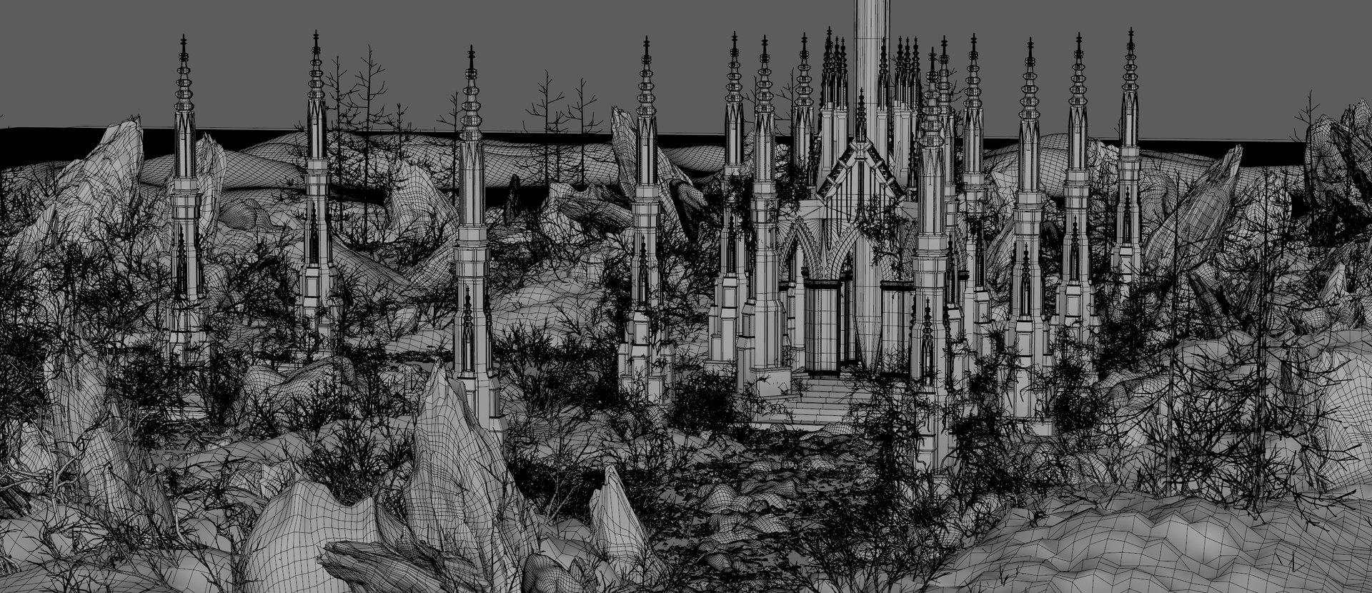 3D Sword Temple Environment Model - TurboSquid 2215459