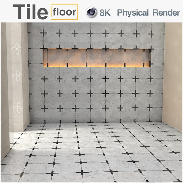 Texture PBR 8K Floor tiles C4D Physical Render 0045 3D model ...