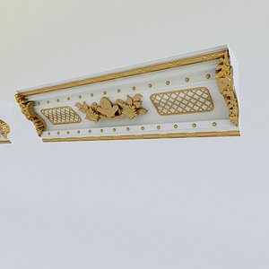 Classic ceiling 3D model - TurboSquid 1414565