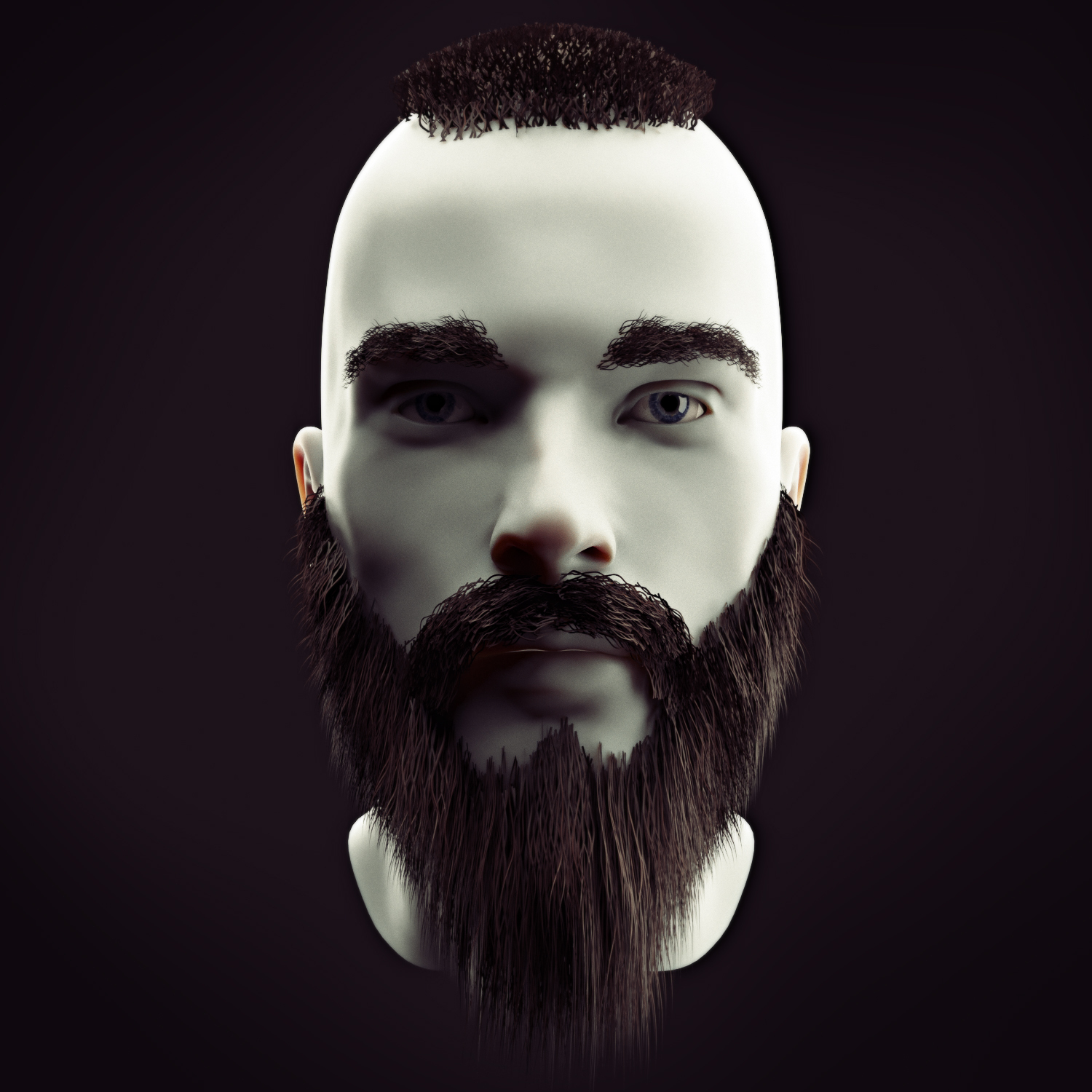 Hairstyle beard 3D model - TurboSquid 1394918