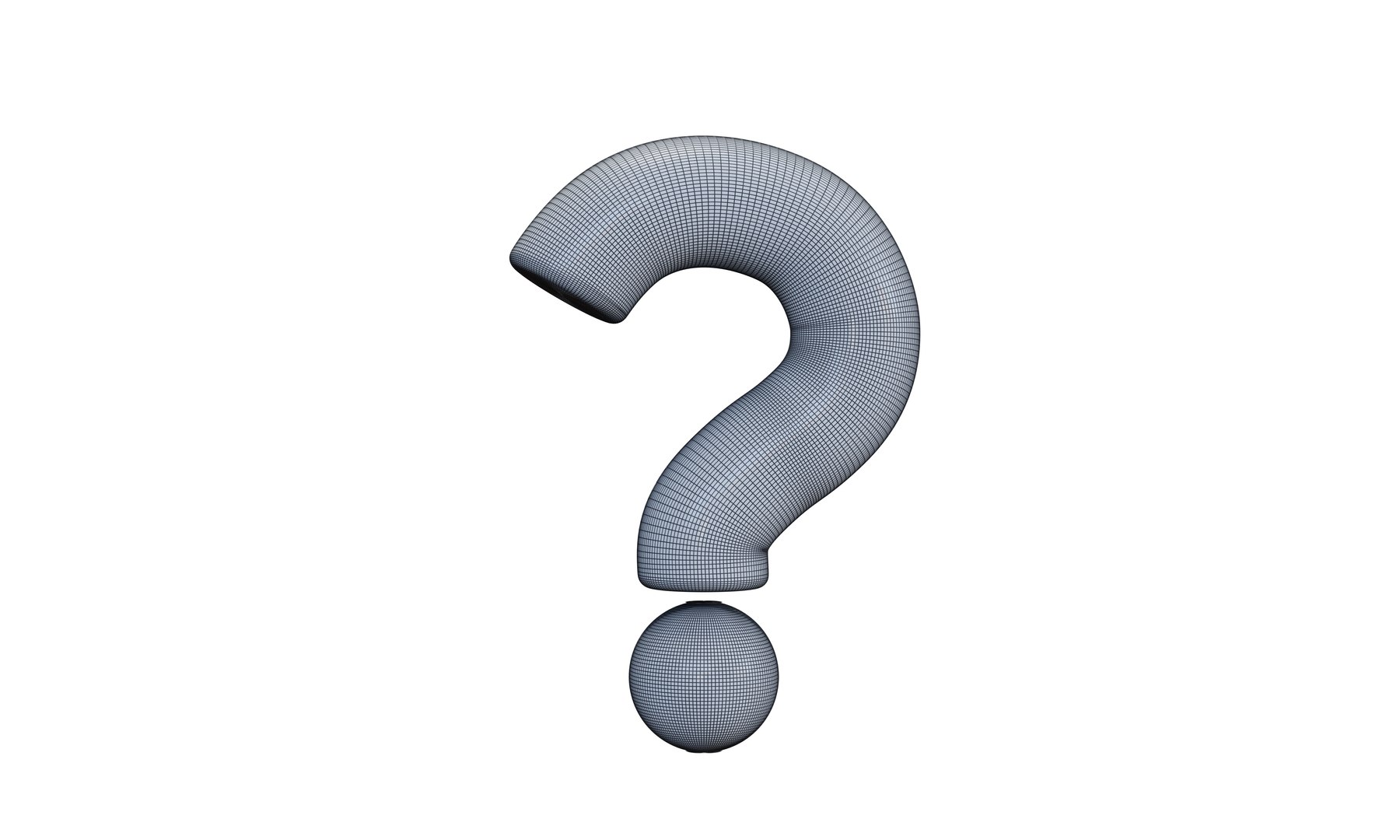 3d Yellow Question Mark 3D Model - TurboSquid 2394645