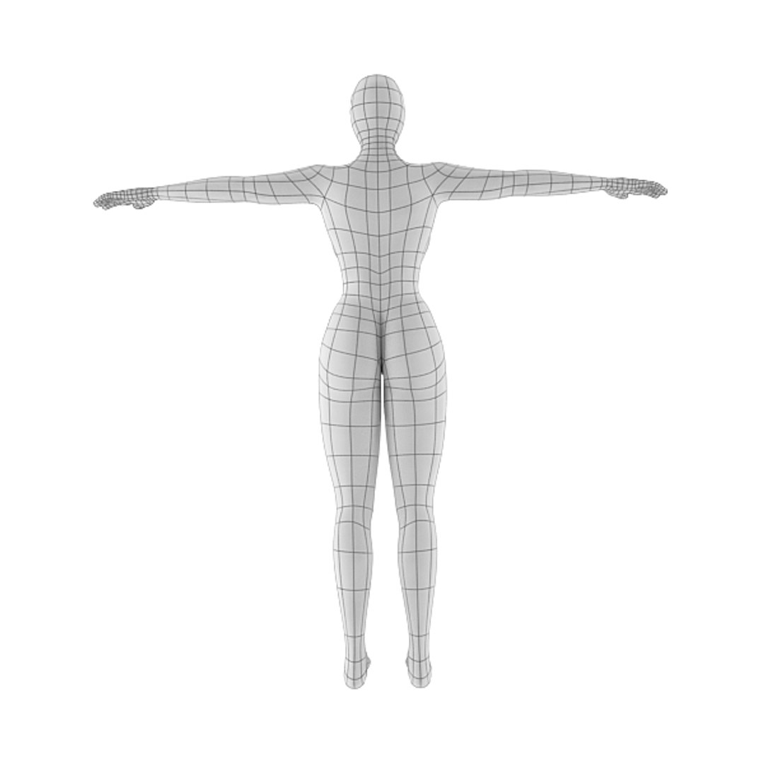3d Model Base Mesh Women