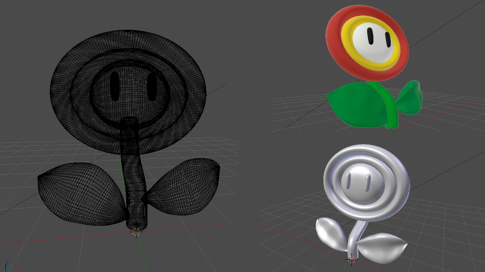 Marios Flower 3D Model - TurboSquid 1189225