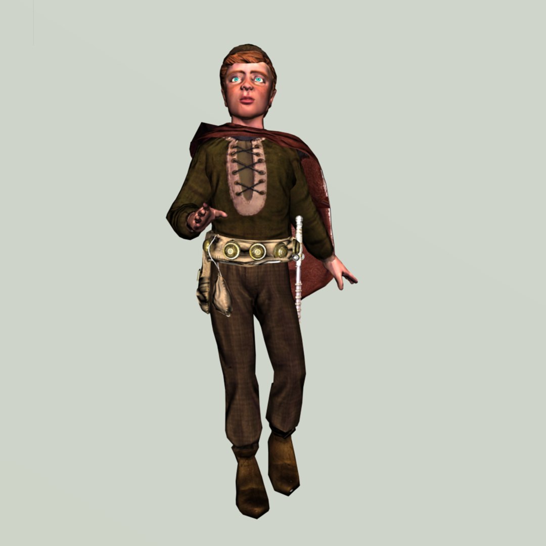 3d Model Elf Generation Character Rigged