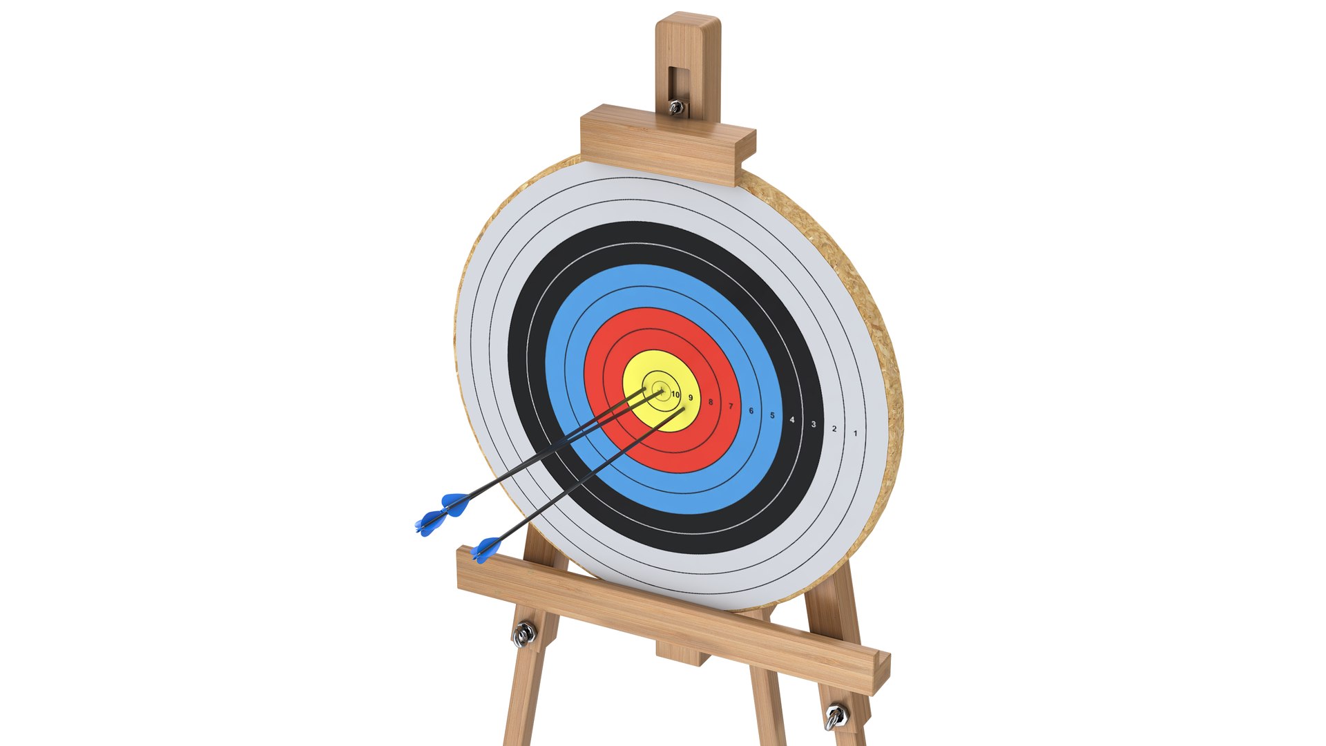 3D Target With Arrows - TurboSquid 2321290