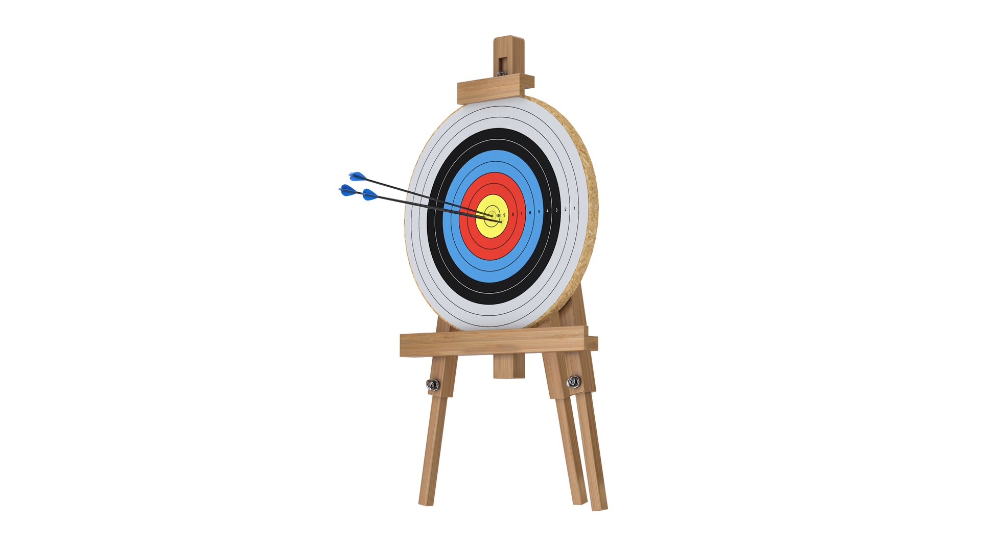 3D Target With Arrows - TurboSquid 2321290