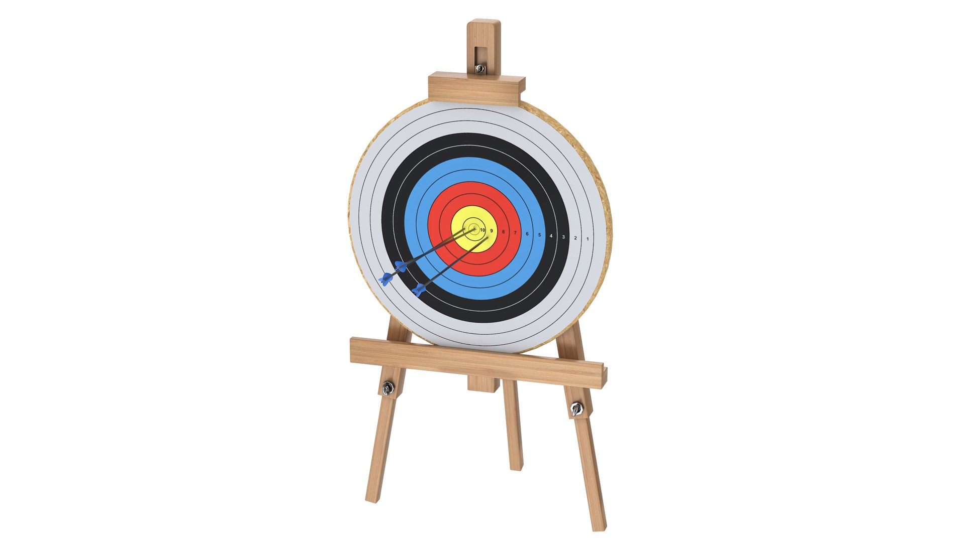3D Target With Arrows - TurboSquid 2321290