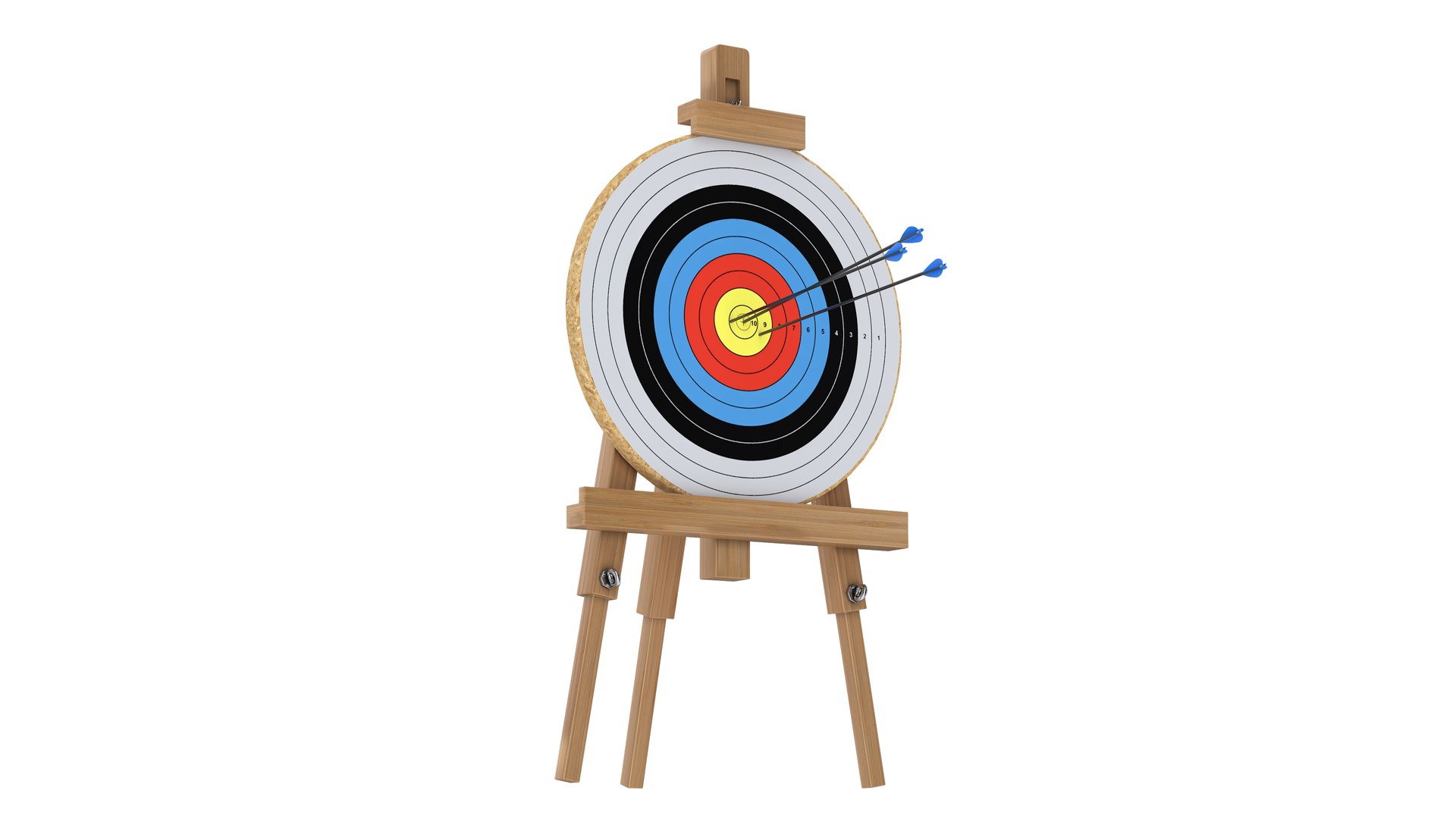 3D Target With Arrows - TurboSquid 2321290
