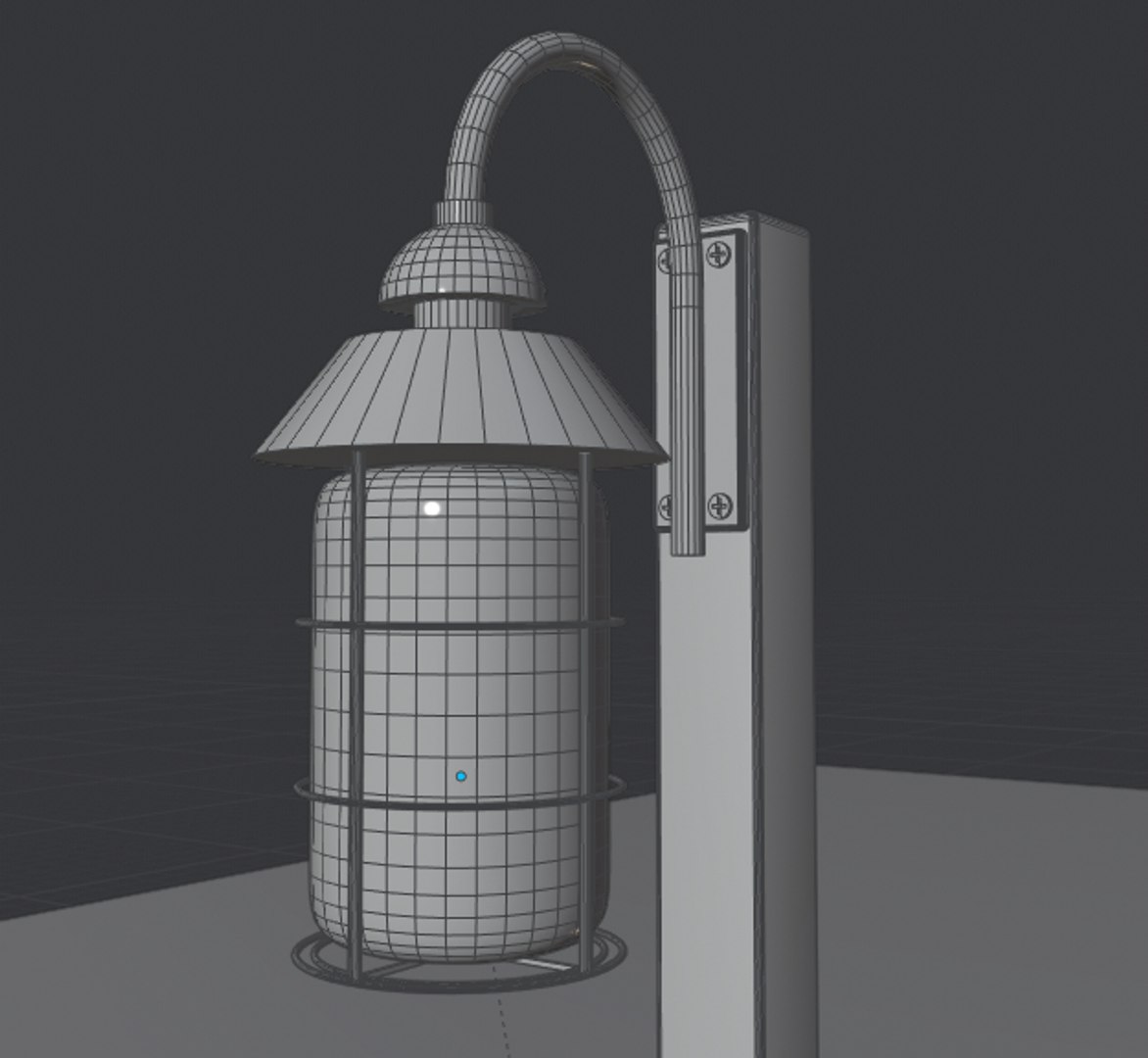 3D street lamp model - TurboSquid 1622350