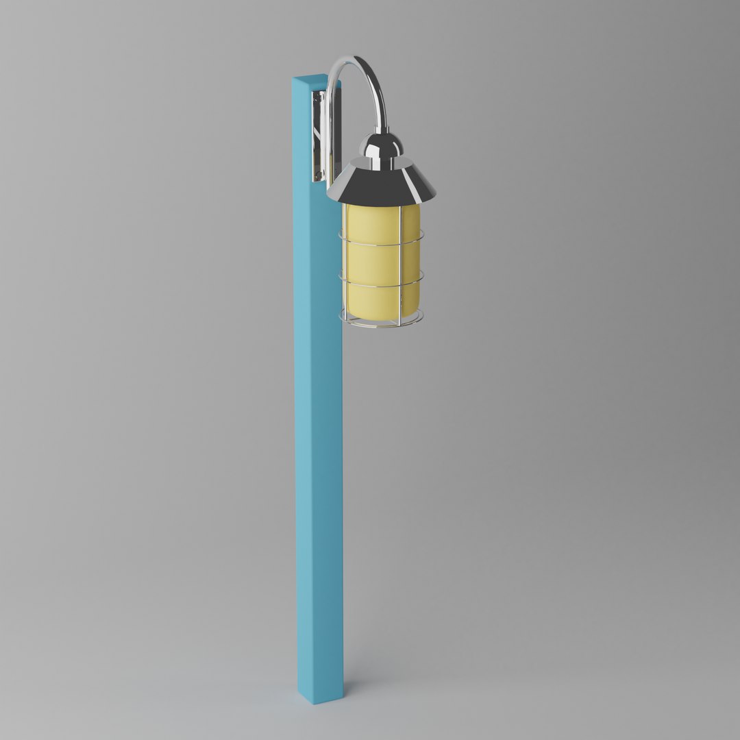 3D street lamp model - TurboSquid 1622350
