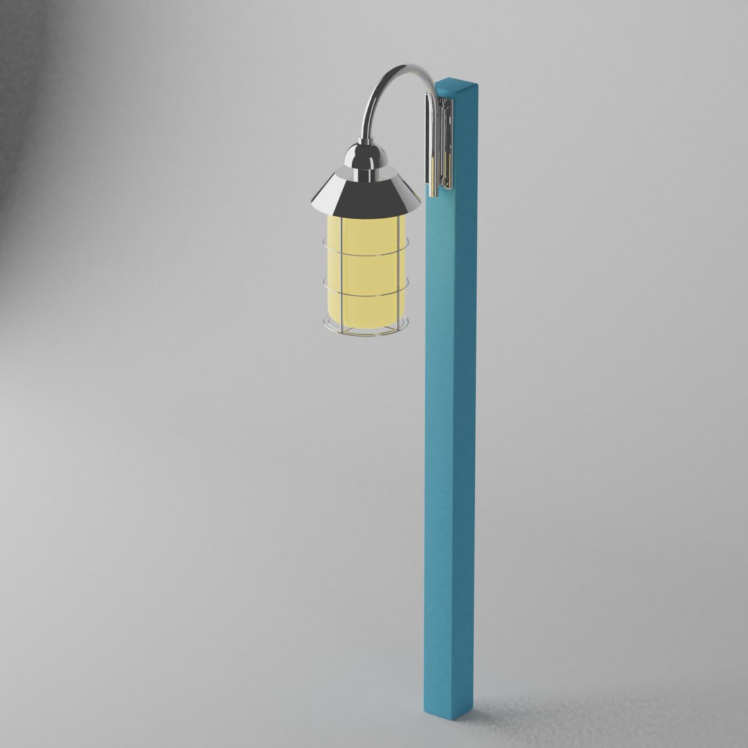 3D street lamp model - TurboSquid 1622350