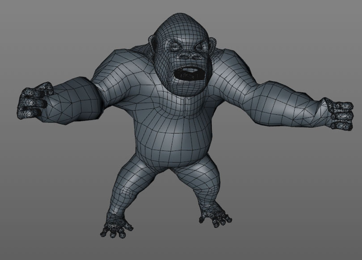 3D Gorilla Model - TurboSquid 1612398