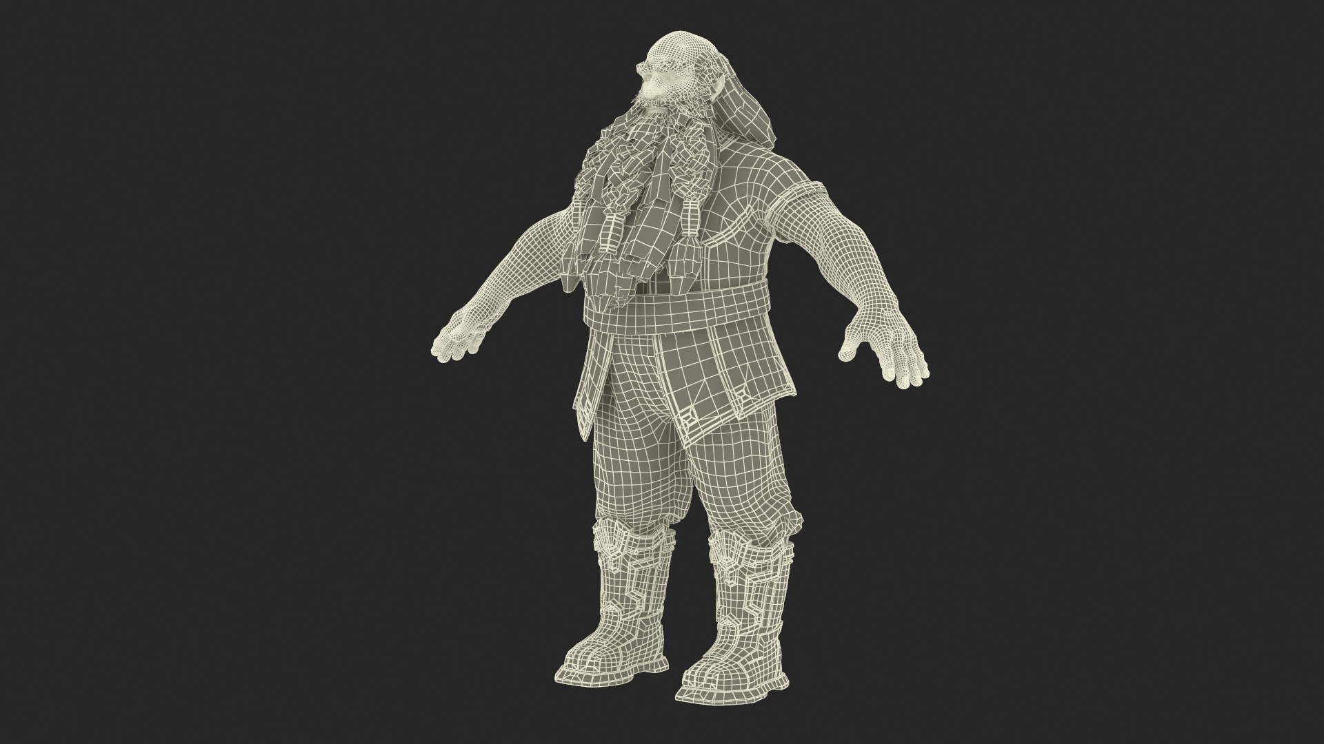 Fantasy Dwarf Character 3D Model - TurboSquid 2391463