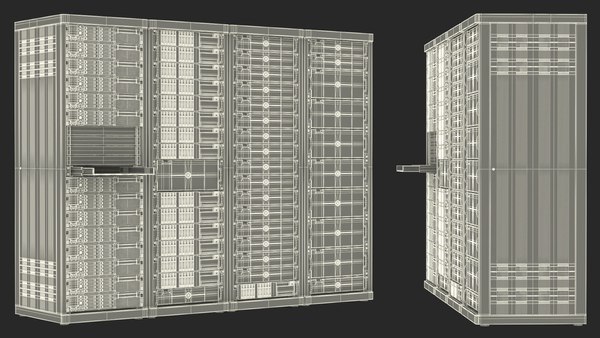 データセンターサーバーラック3Dモデル - TurboSquid 2250520