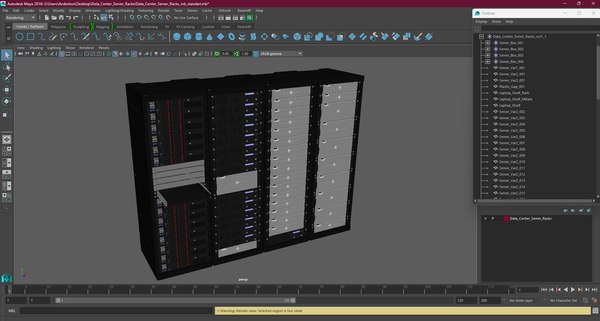 データセンターサーバーラック3Dモデル - TurboSquid 2250520