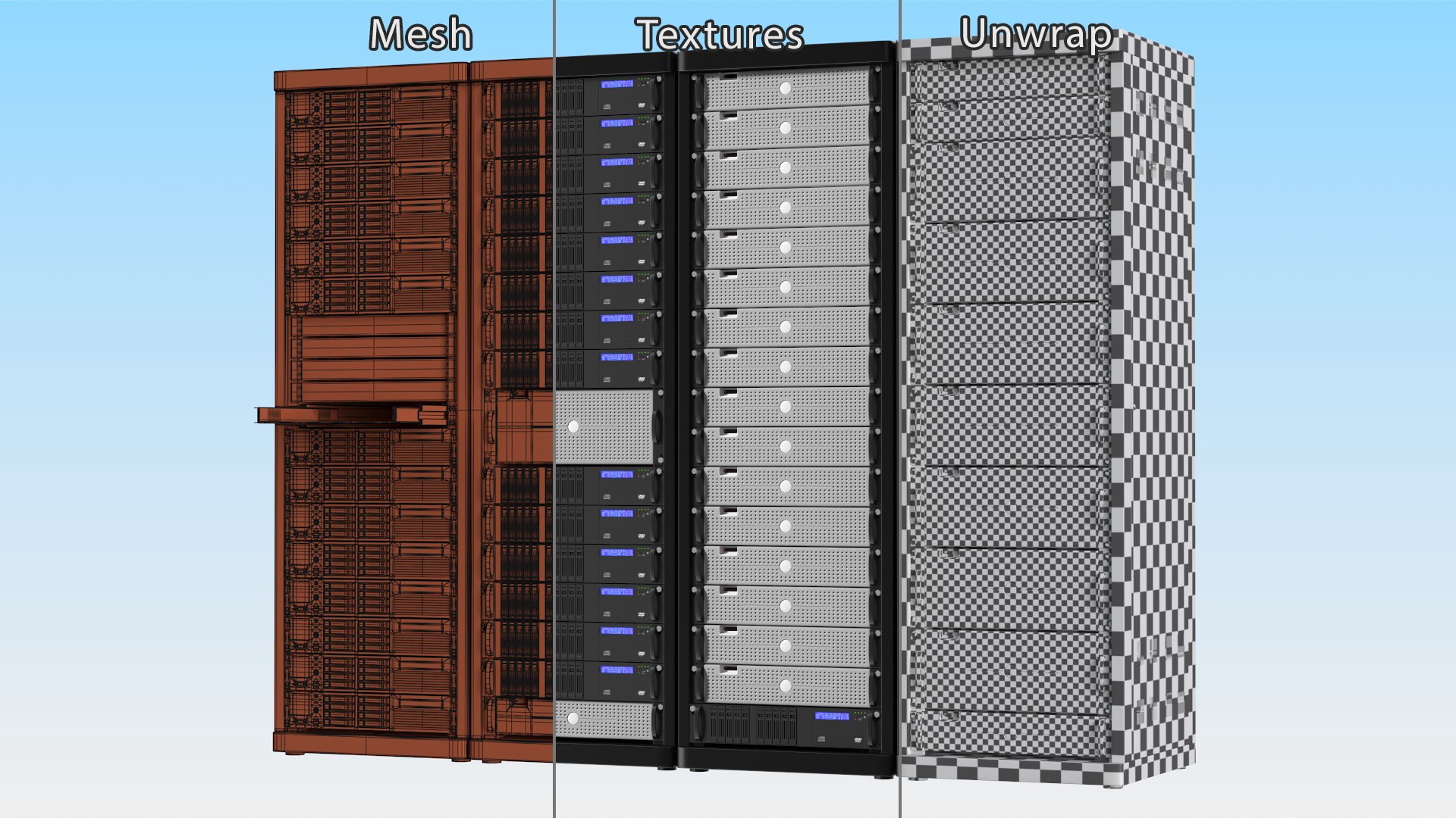 3D Data Center Server Racks - TurboSquid 2250520