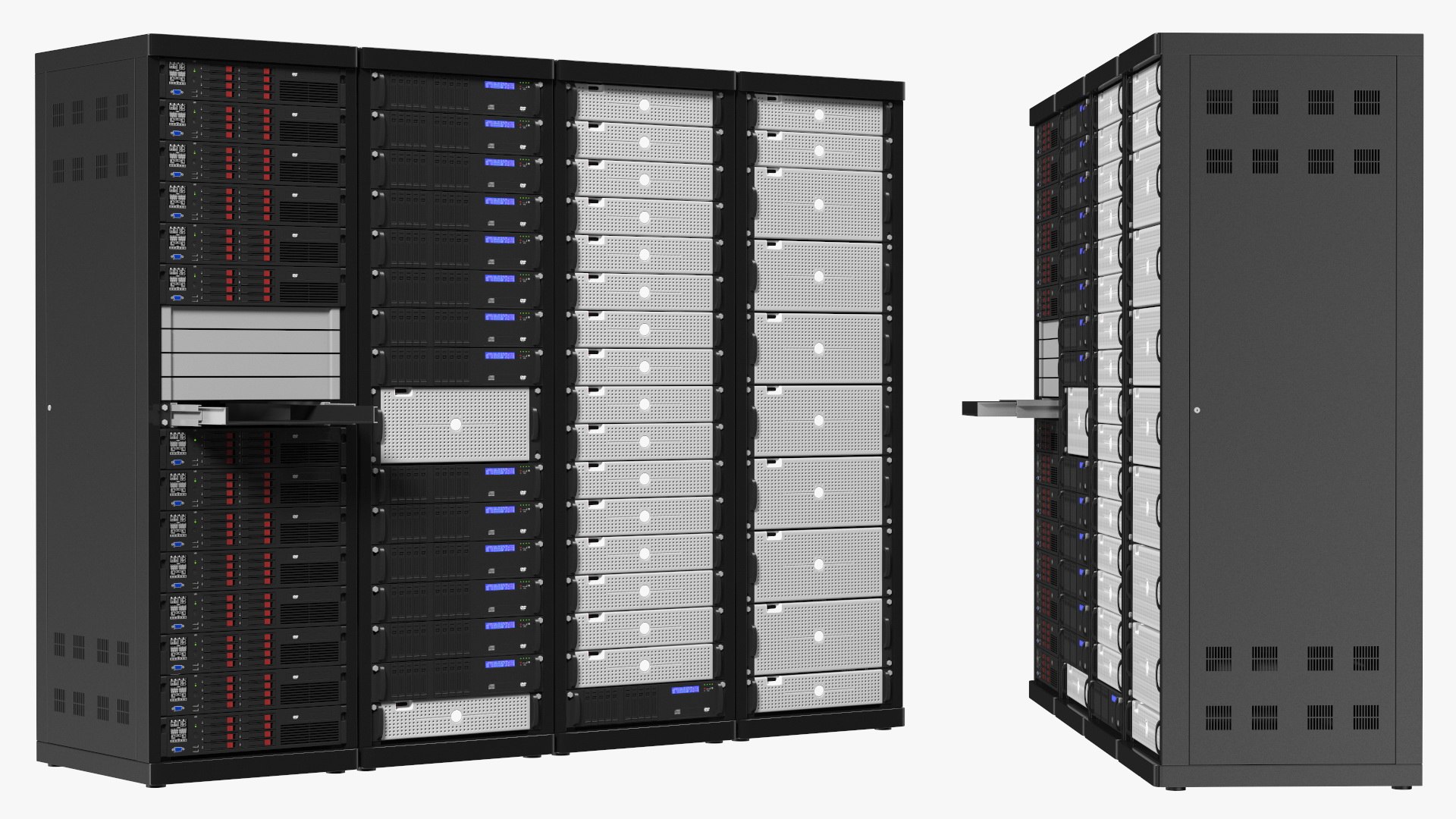 3D Data Center Server Racks - TurboSquid 2250520