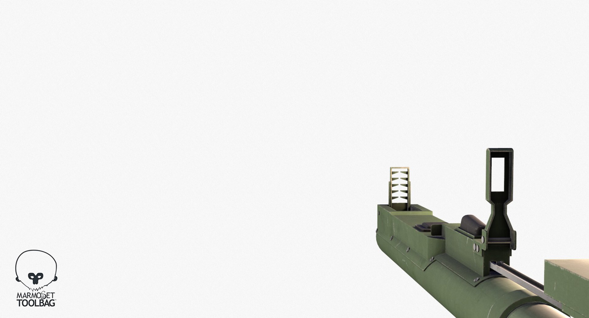 M72 Law Rocket Launcher 3d Model