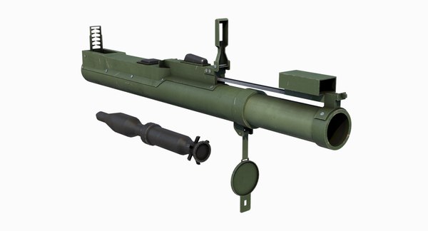 m72 law rocket launcher 3d model