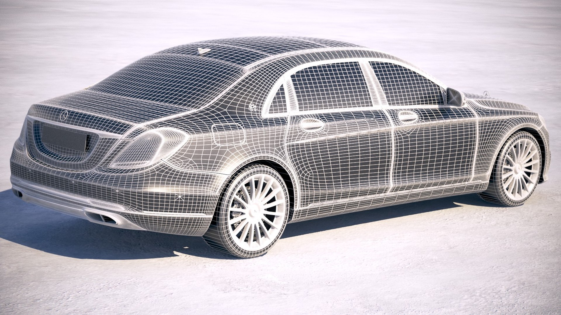 Mercedes Maybach 2019 3D - TurboSquid 1256297